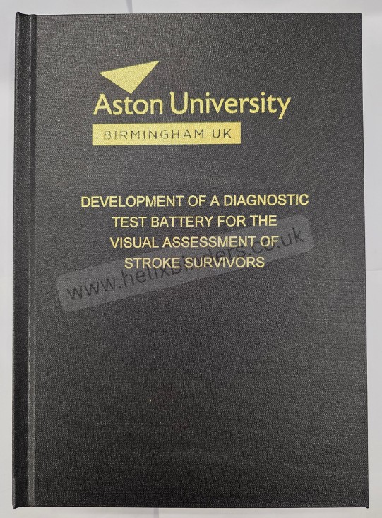 Thesis binding | Helix Binders